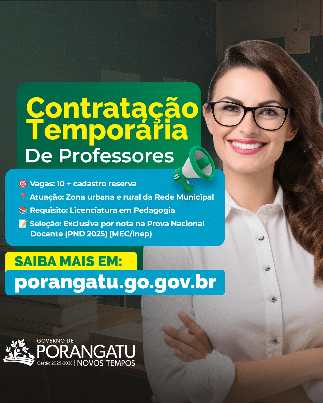 PREFEITURA DE PORANGATU ABRE PROCESSO SELETIVO PARA CONTRATAÇÃO DE ...